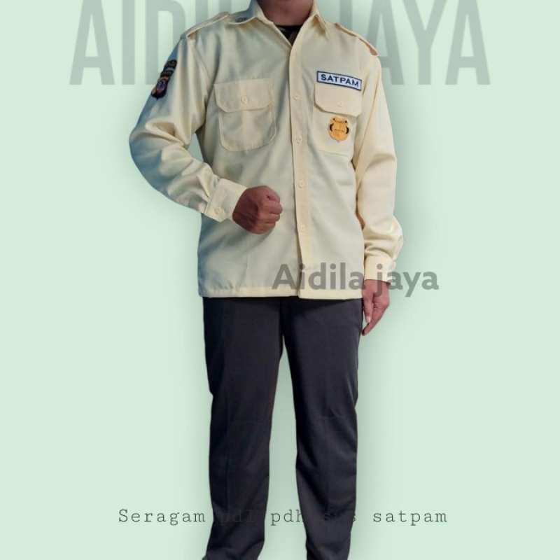Jual Seragam Satpam Pdh Lengan Panjang Pdl Sus - L Di Seller Winter ...