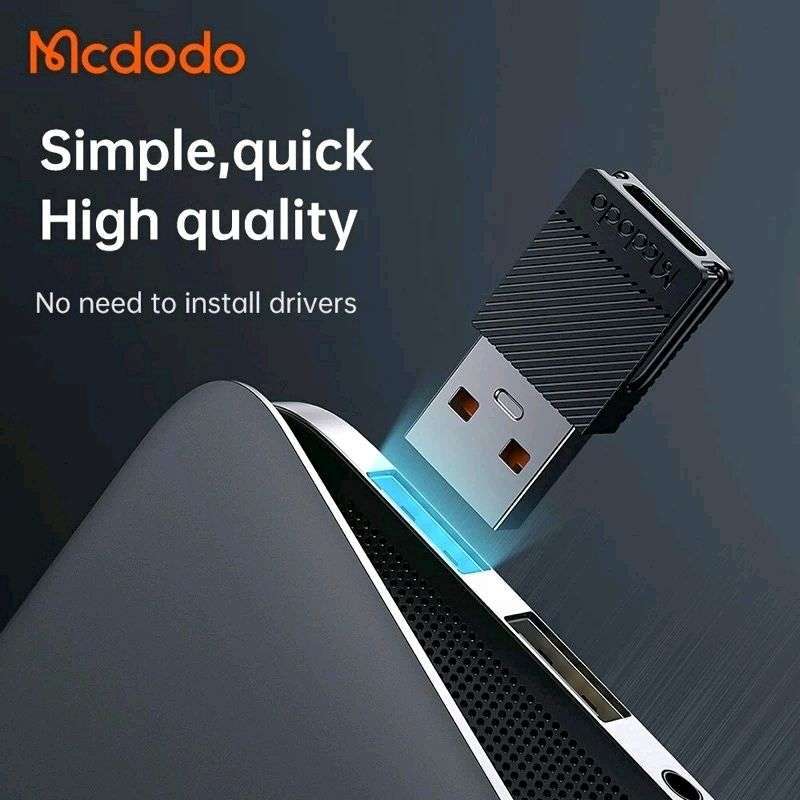 Jual Mcdodo Adapter Converter Usb A 2.0 To Type C 5a Fast Charger Qc 3. ...