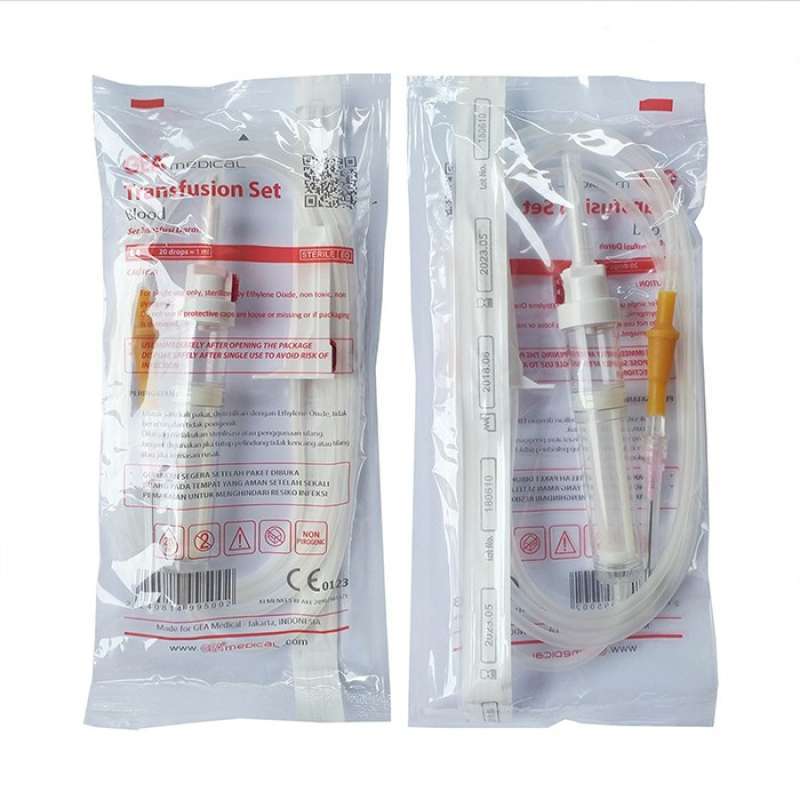 Promo Blood Transfusion Set Gea / Blood Set Gea 1 Box Isi 50 Diskon 23% ...