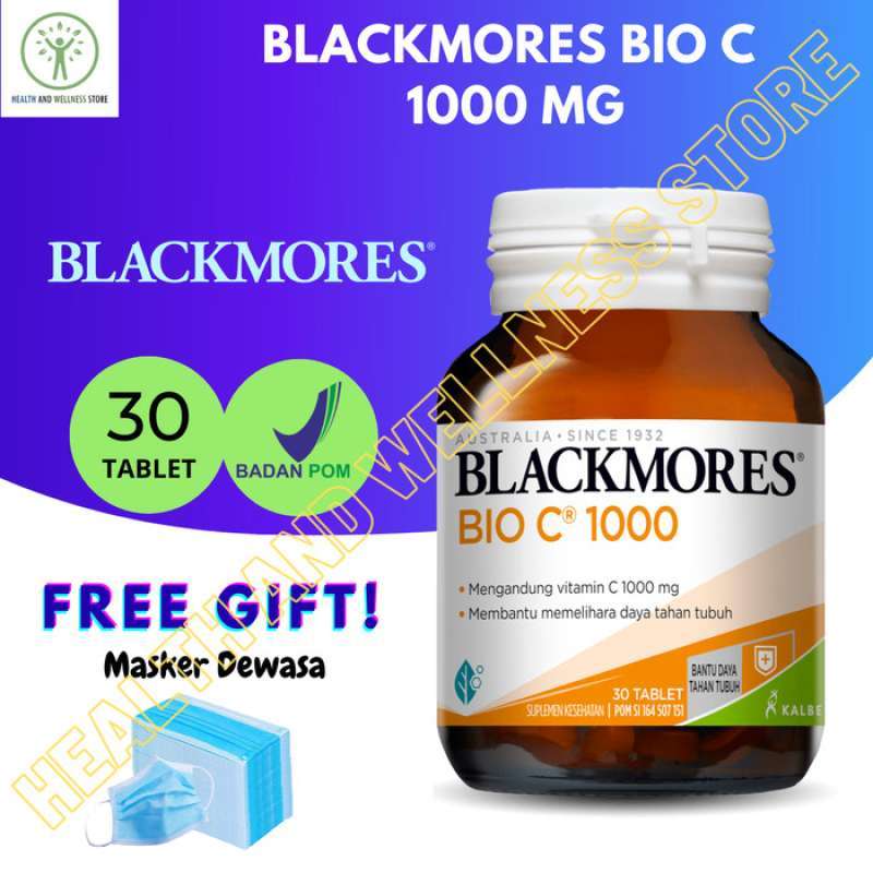 Promo Blackmores Bio C 1000 Mg Vit C Vitamin C Bpom 30 Tablet 100% ...