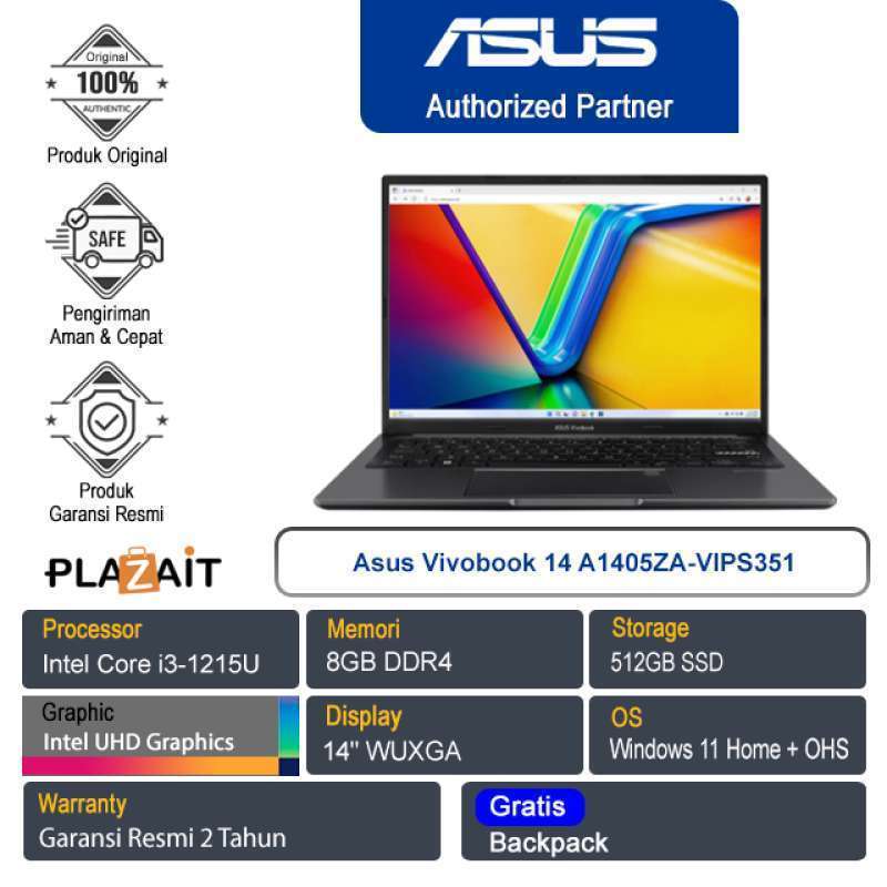 Asus Vivobook 14 A1405za - 🔥 Harga & Spesifikasi Terbaru Mei 2026