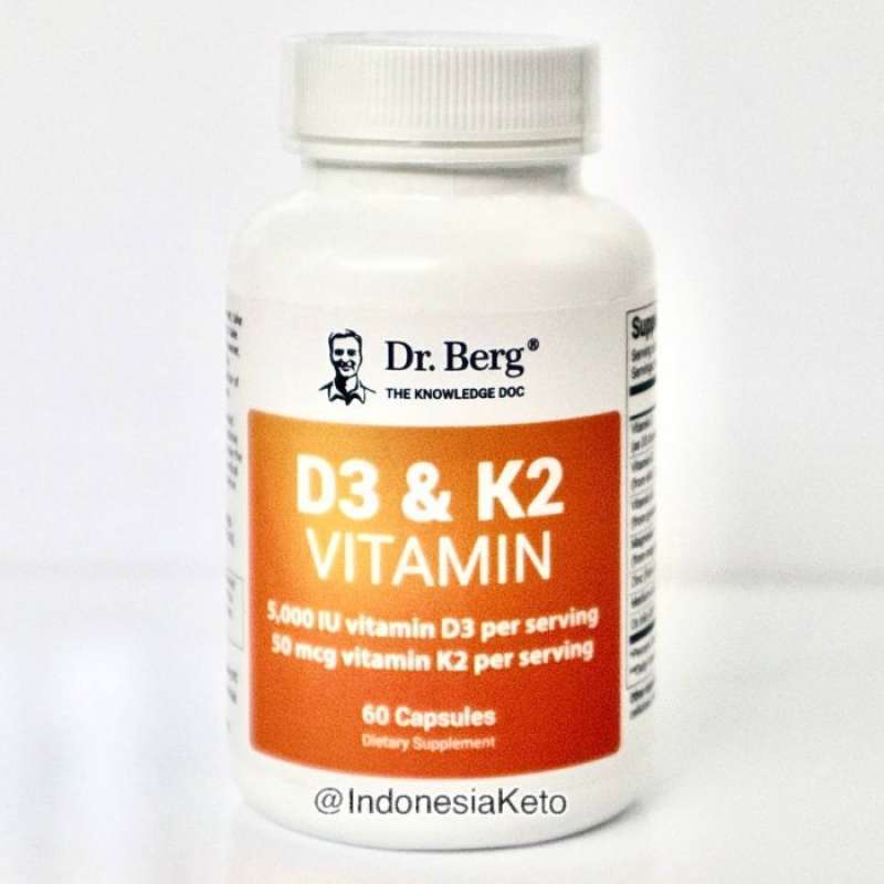 Promo Dr Berg Vitamin D3 K2 , 60 Caps , 5000 Iu Diskon 23% Di Seller ...