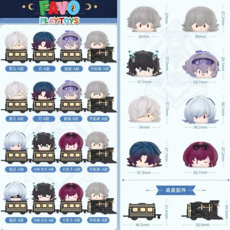 Promo Mihoyo Honkai Star Rail Chibi Stack Toy Series Blind Bag Mini ...