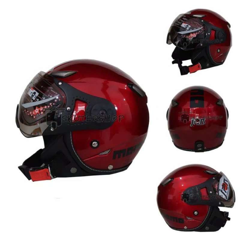 Promo Helm Jpn Fullface Motogp Model Tanduk Sni - Abu-abu Doff, M ...