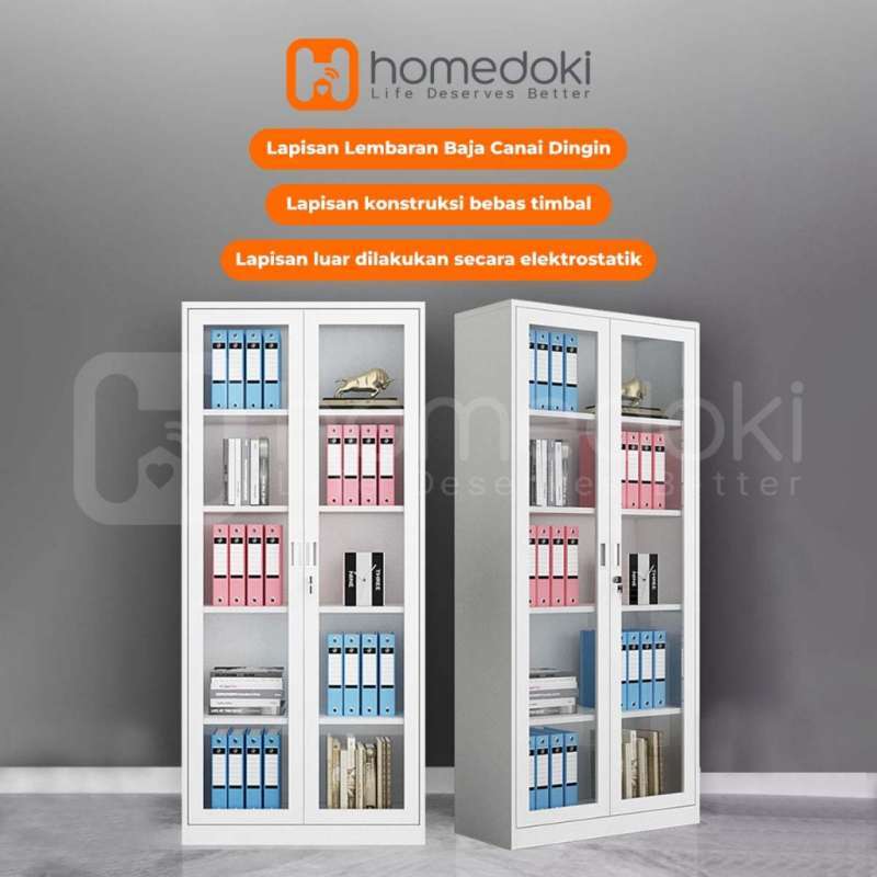 Promo Homedoki Lemari Arsip Sekolah/lemari Arsip Kantor/lemari Arsip ...