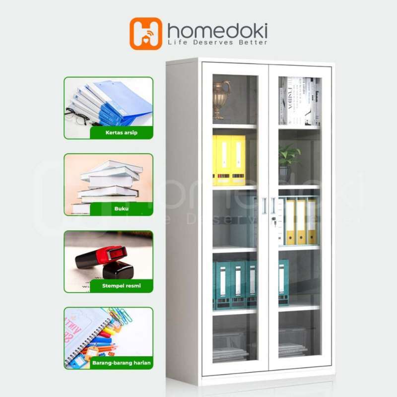 Promo Homedoki Lemari Arsip Sekolah/lemari Arsip Kantor/lemari Arsip ...