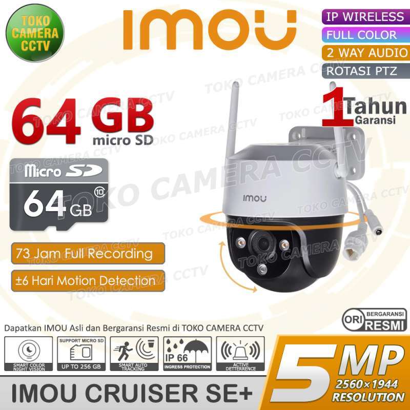 Jual Imou Cruiser Se+ 5mp Wifi Kamera Ip Wireless Ptz 360 Audio Full ...