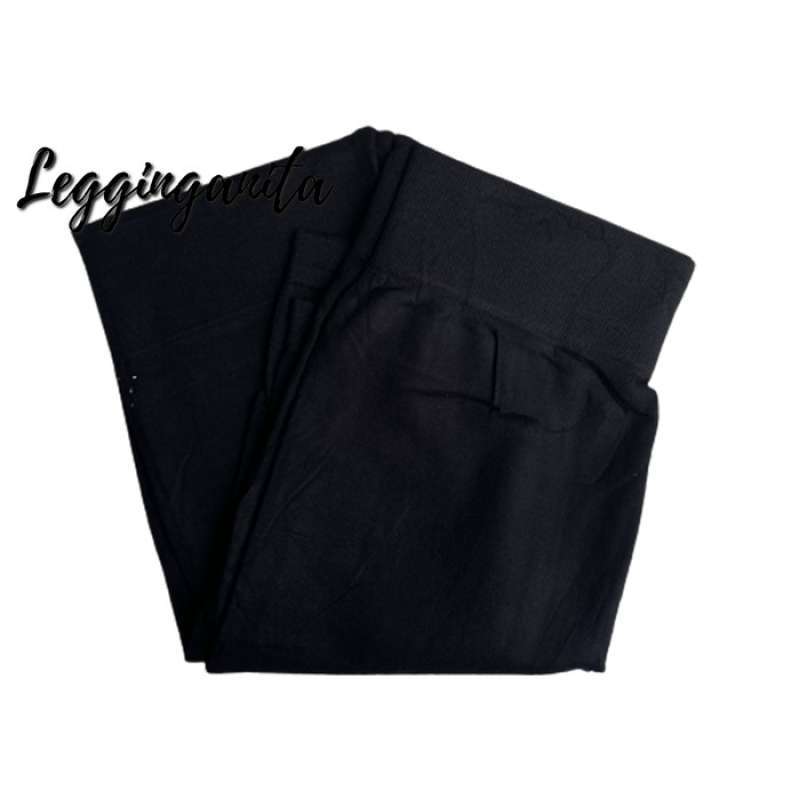 Jual Legging Jumbo Wanita 7/8 Warna Hitam Super Jumbo 100kg Import ...
