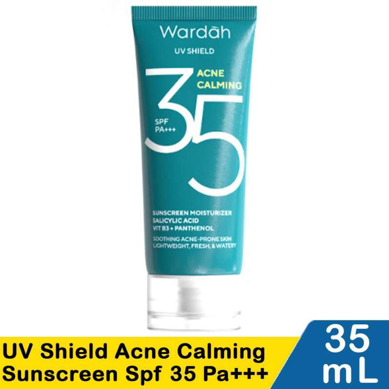 Promo Wardah Uv Shield Acne Calming Sunscreen Serum Spf 50 Pa++++ 35ml (kecil) Diskon 10% Di ...