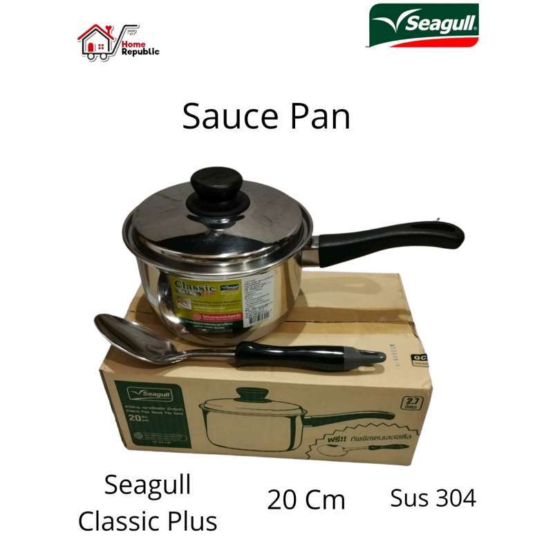 Jual Seagull Classic Plus Sauce Pan 20cm Panci Stainless Sus 304 Panci ...