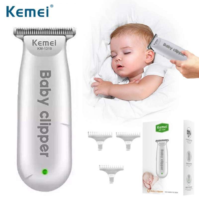 Jual Kemei Km-1319 Baby Clipper Cukur Rambut Bayi Shaver Trimmer Di ...