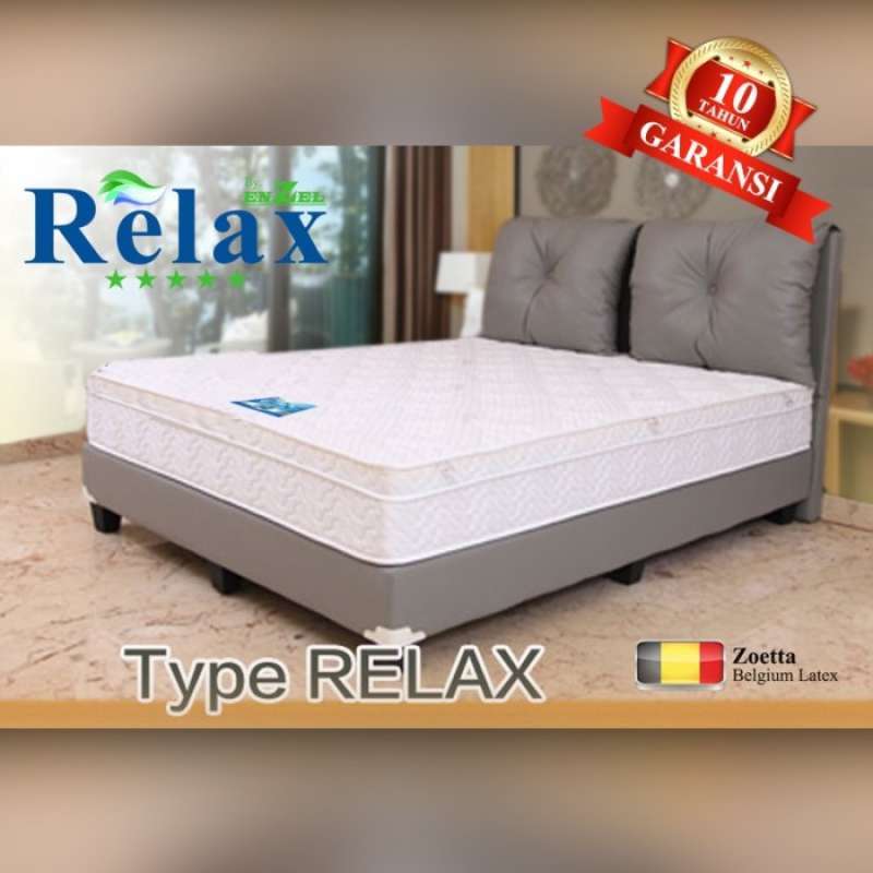Promo Full Set Kasur Spring Bed Latex Relax + Bedset Ukuran 100x200 ...