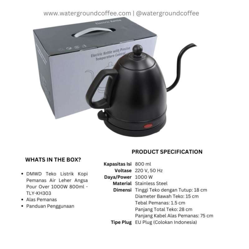 Promo Termos Teko Listrik Kettle Pemanas Air Panas Stainless 2 Liter ...