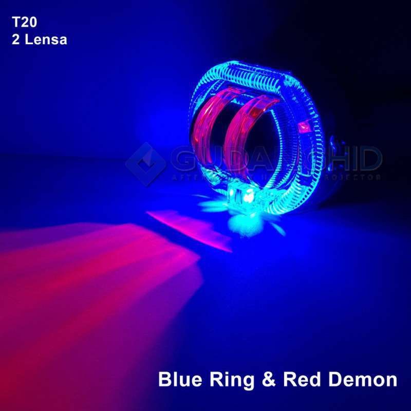 Jual Projie Bi Led 2.5 Inch Led Laser Cut Off Hi-lo Mini 2 Mata 8d Voxx ...