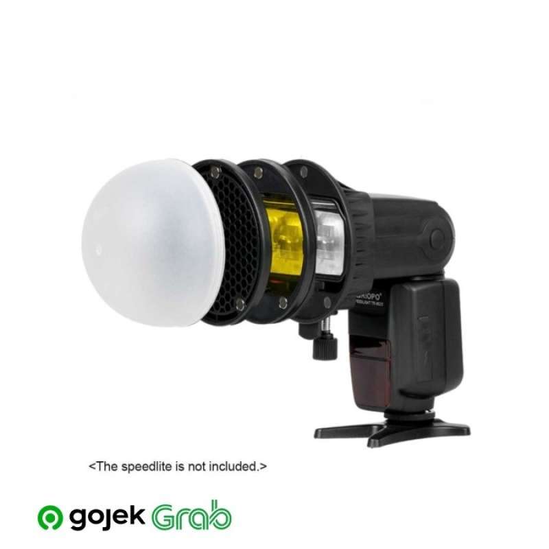 Promo Triopo Speedlite Flash Light Modifier Diffuser Reflector - Tr08 ...