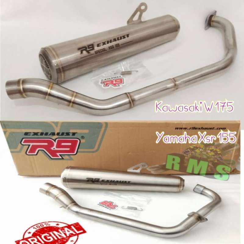 Promo Knalpot R9 Xsr 155 / W 175 Retro Series Special Edition Terbaru ...