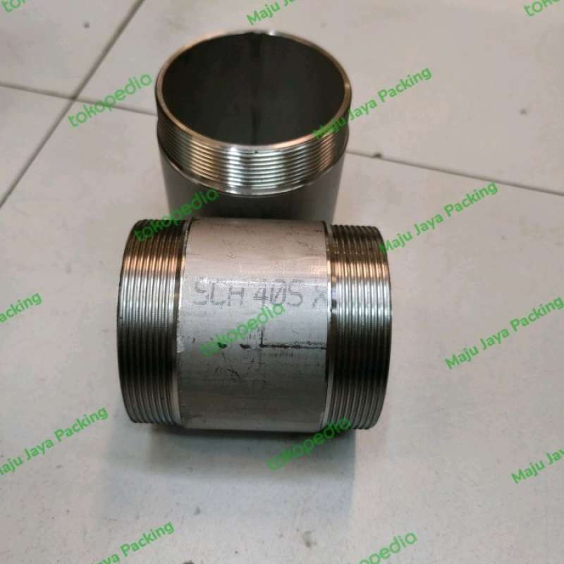 Promo Pipa Nepel Stainless Ss 304 10cm 3 Inchi - Pipa Incian 10cm Sch40 Diskon 23% Di Seller ...