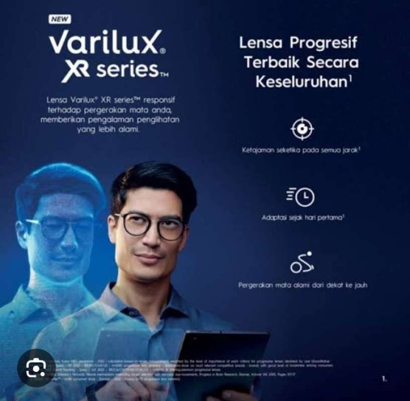 Jual Lensa Essilor Varilux Xr Design 1.5 Sapphire / Optifog / Prevencia ...