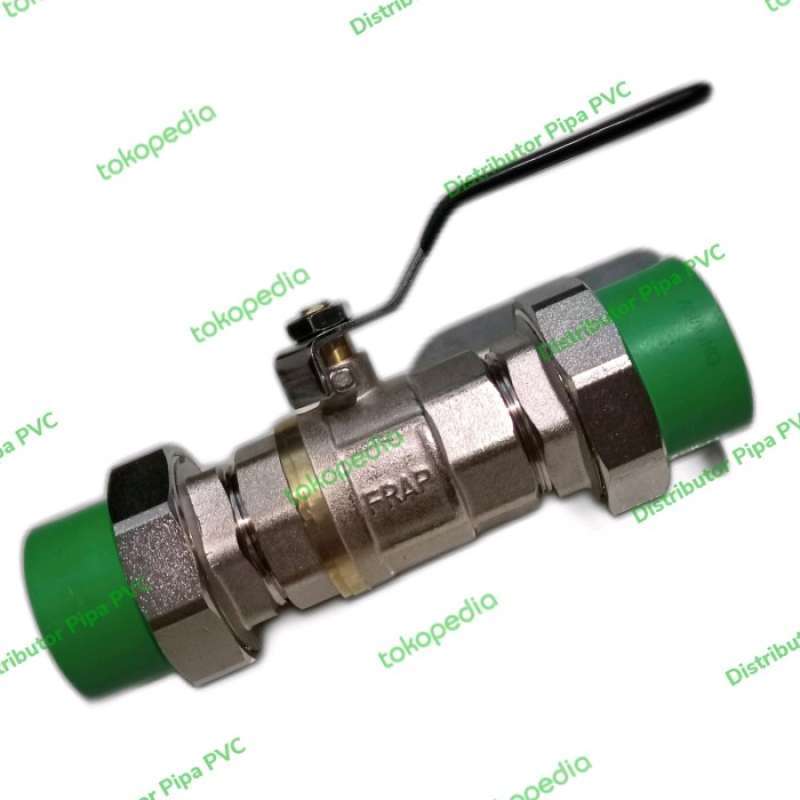 Promo Double Union Ball Valve 2 Inch X 63mm Fitting Ppr Pipa Ppr Diskon ...