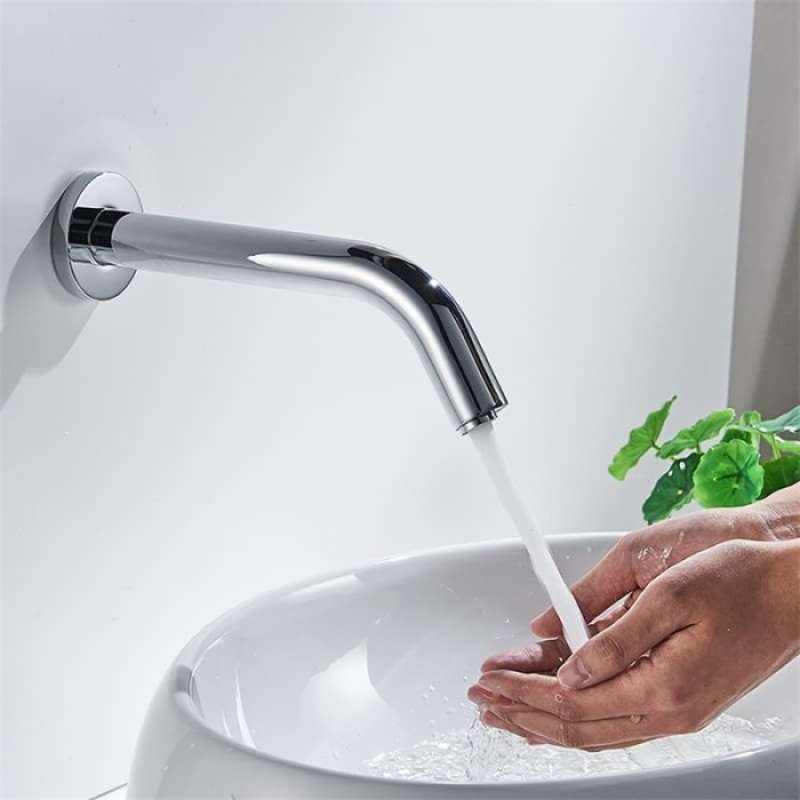 Promo Kran Sensor Dinding / Infrared Sensor Wall Mounted Faucet C8197 ...