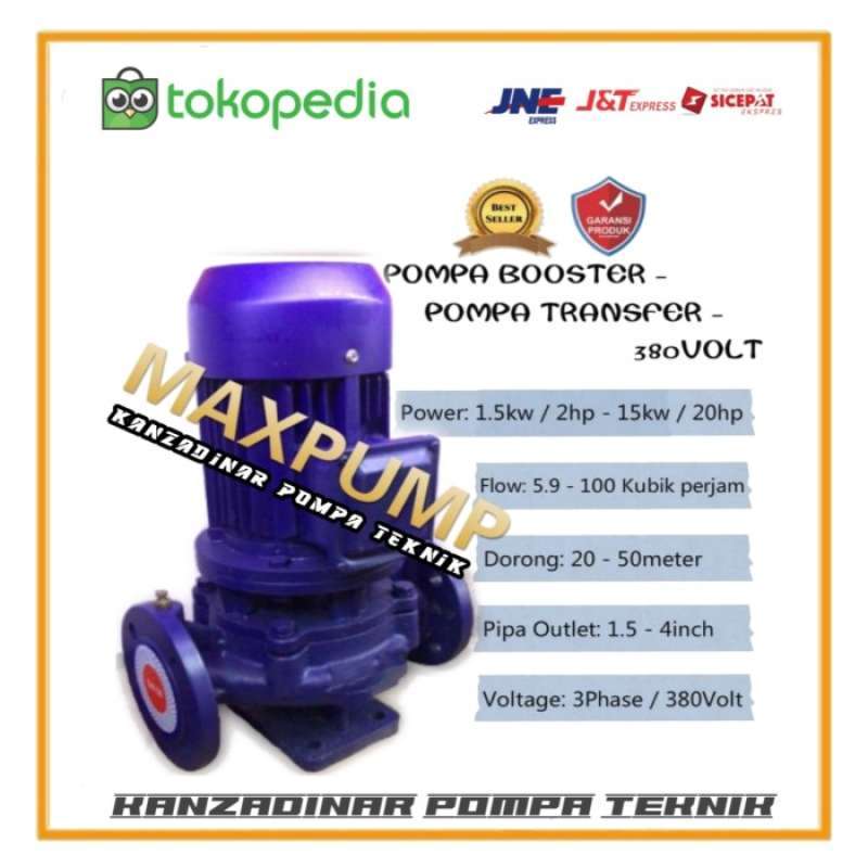 Promo Pompa Booster Pendorong Air Pompa Dorong Pompa Transfer Air 3hp ...