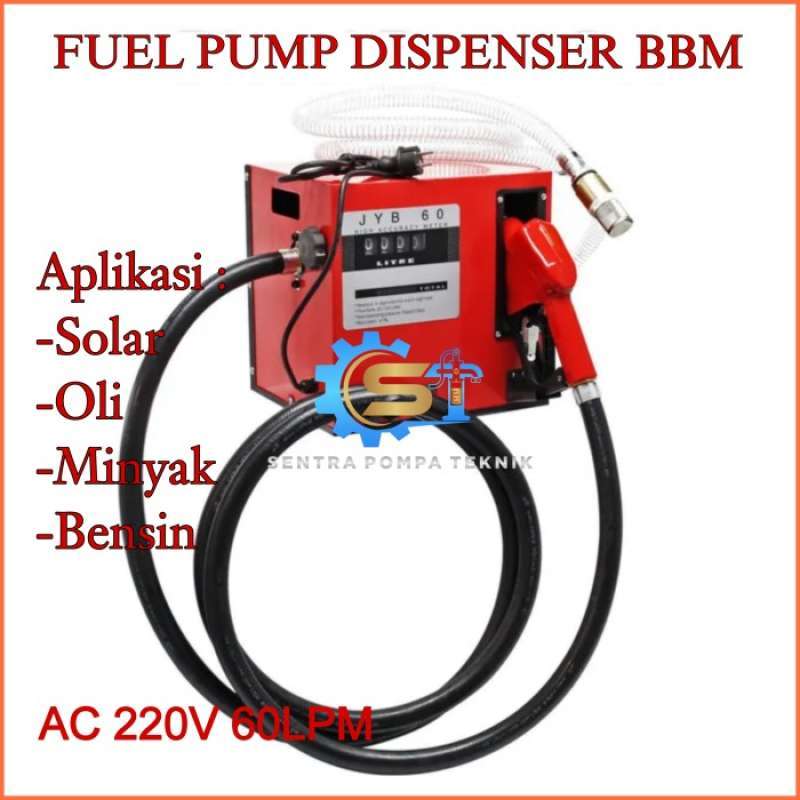 Promo Pompa Transfer Bbm Flowmeter Pompa Isi Solar,oli,minyak 60lpm ...