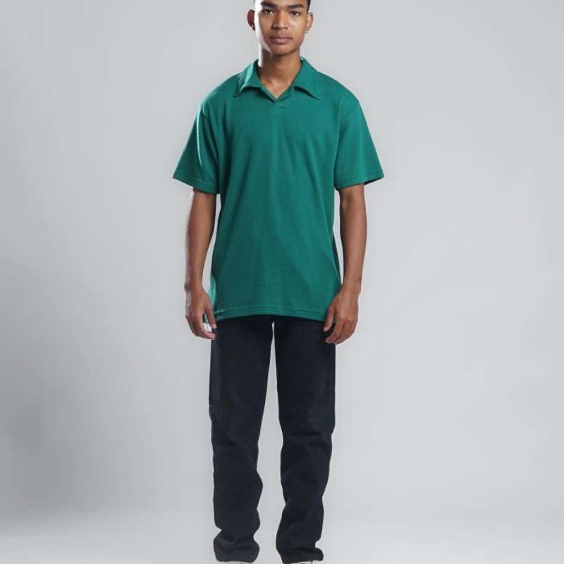 Jual Polo Shirt Hnm Relaxed Fit Waffle Shirt Full Label & Tag / Kaos ...