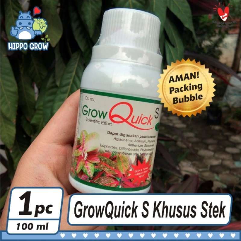Promo Pupuk Vitamin Super Grow Quick S 100ml - Daun & Tunas Tumbuh Cepat Diskon 23% Di Seller My ...