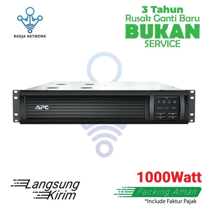 Jual Ups Apc Smt1500rmi2unc Smart-ups 1500va Lcd Rm 2u 230v Smartconnect Di Seller Radja Network ...