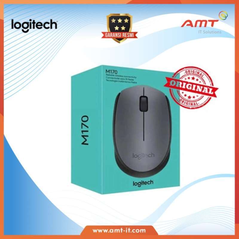 Jual Logitech Wireless Mouse M170 Original Grey Di Seller Amt It ...