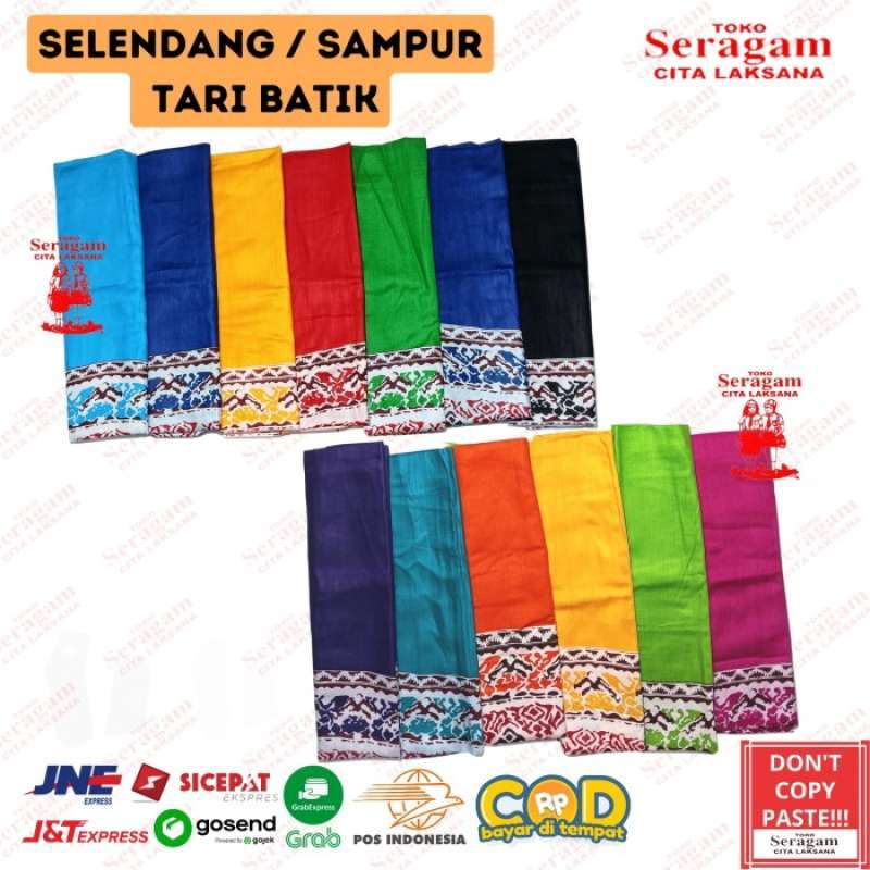 Jual Sampur / Slendang / Selendang Kain Tari Menari Batik Di Seller ...