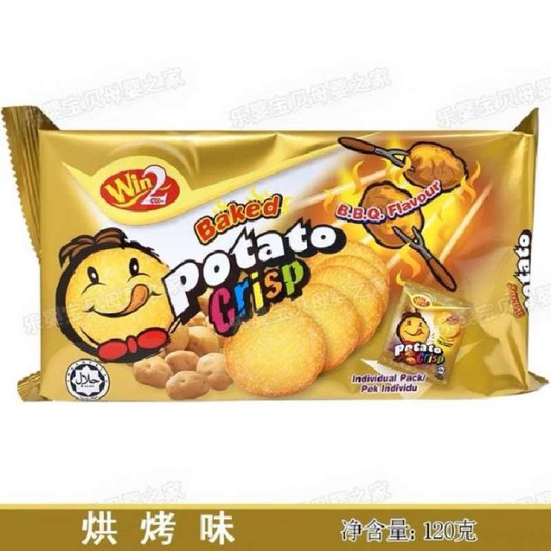 Jual Win2 Baked Potato Crisp 120g Bbq Seafood Vegetable Sour Cream ...