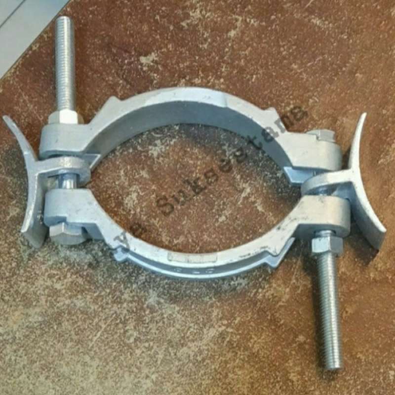 Promo Klem Pipa Double Bolt 6 Inch / Clamp Besi Sl769 Diskon 23% Di ...