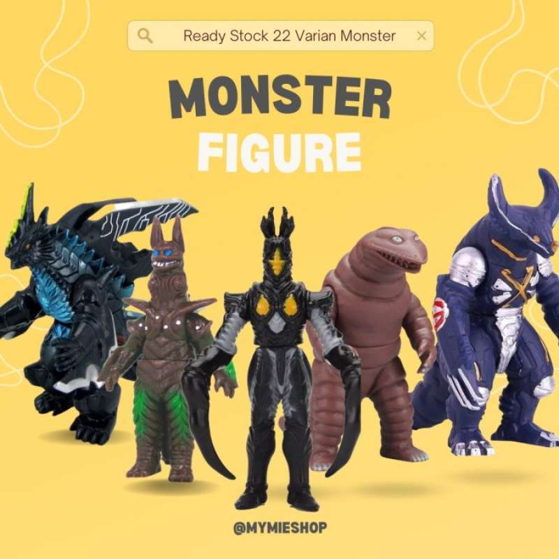 Promo Mainan Ultraman Kaiju Monster Figure Gomora Murah Cyber Knight ...