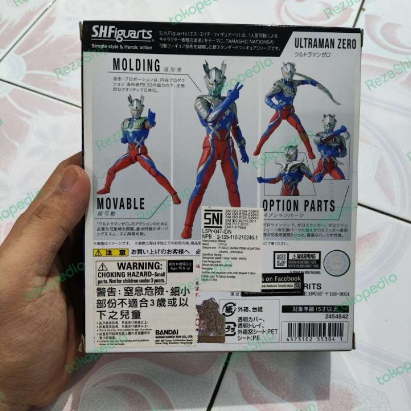 Promo Shf Ultraman Zero Ultra Man Bandai Original Not Ultra Act Diskon ...