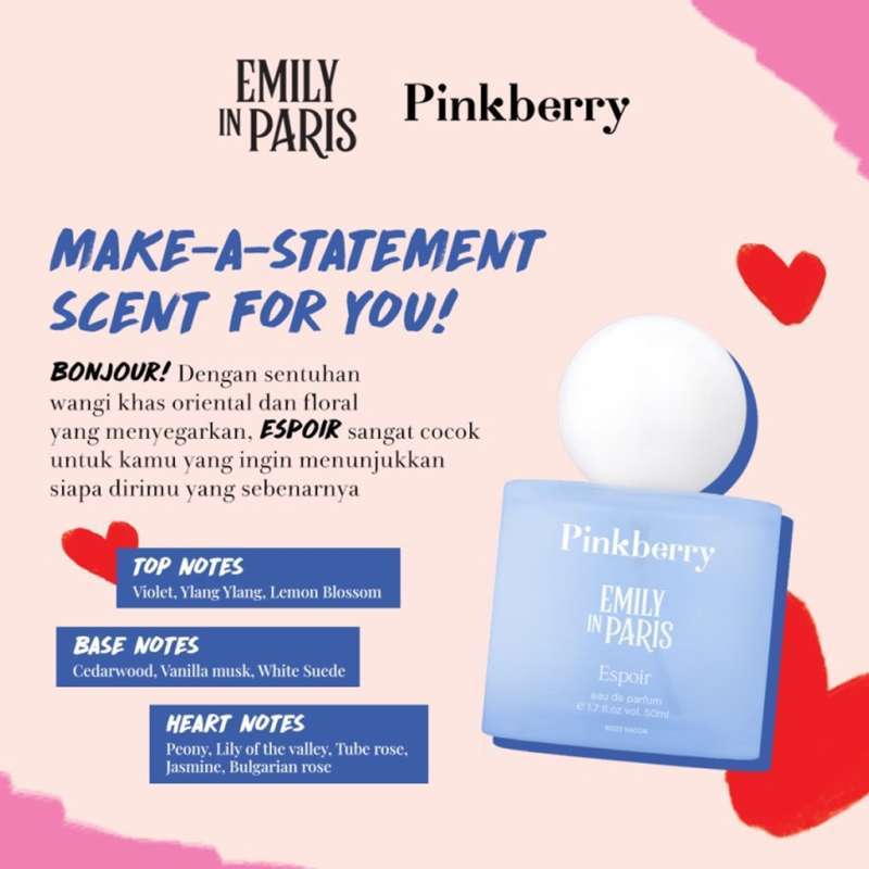 Jual Pinkberry Edp Emily In Paris - Eau De Parfume - Parfum Di Seller ...