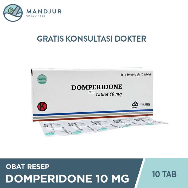 Jual Domperidone 10 Mg Strip 10 Tablet Di Seller Apotek Mandjur ...