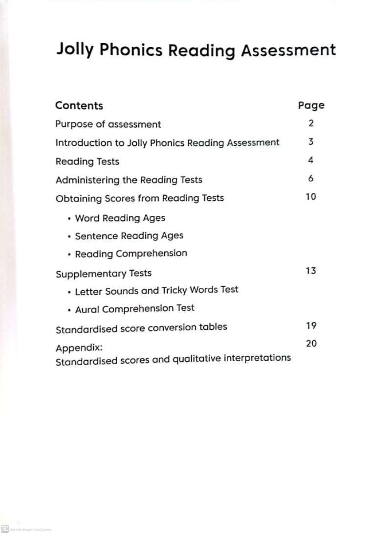 Promo Ori Jolly Phonics Reading Assessment (new Edition) Diskon 21% Di ...