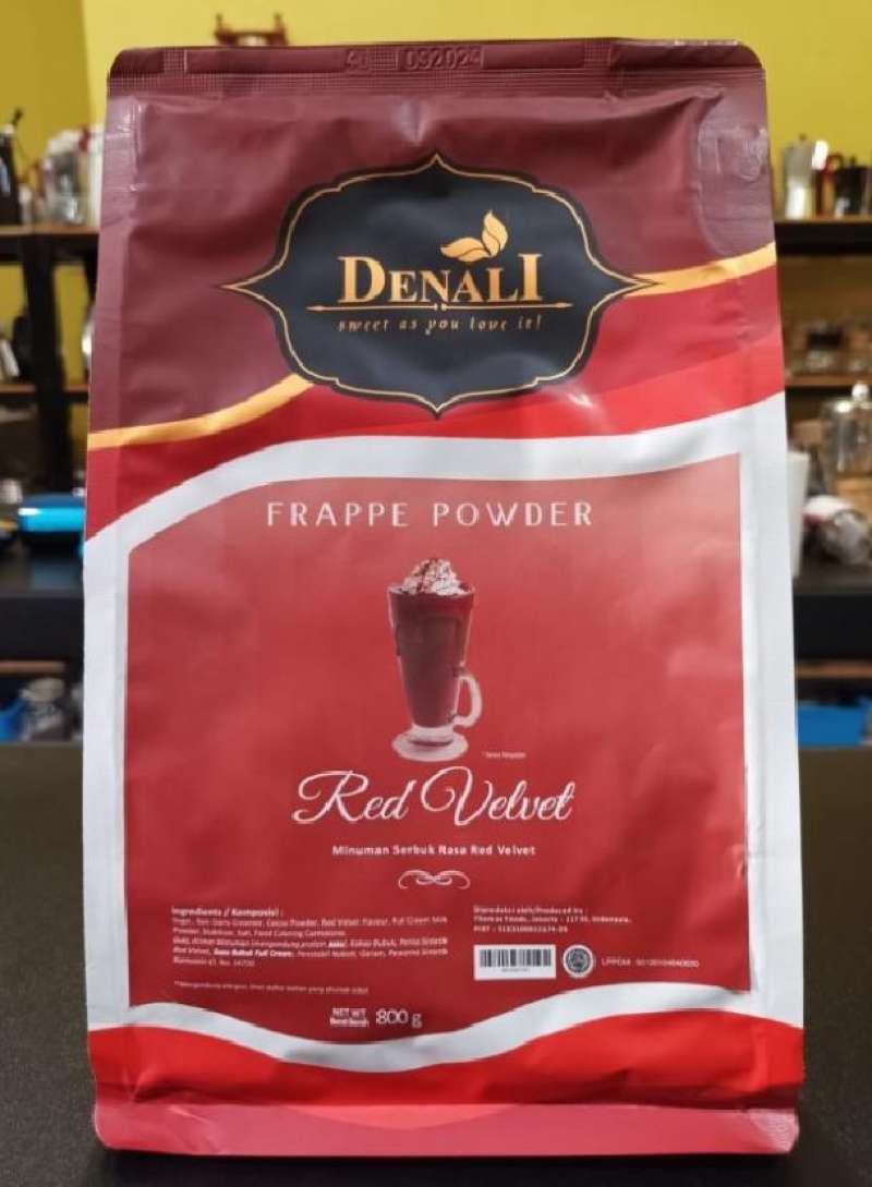 Jual Denali Frappe Powder Red Velvet 800 Gr Bubuk Perasa Untuk Minuman ...