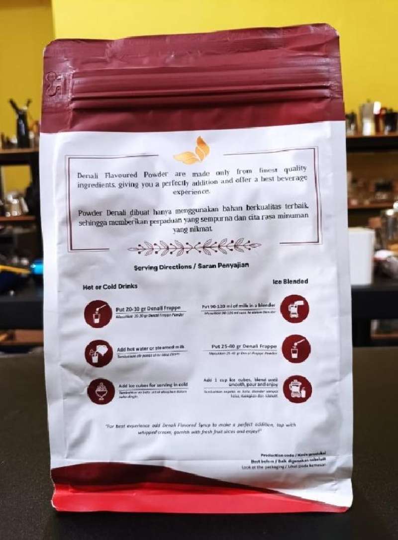 Jual Denali Frappe Powder Red Velvet 800 Gr Bubuk Perasa Untuk Minuman ...