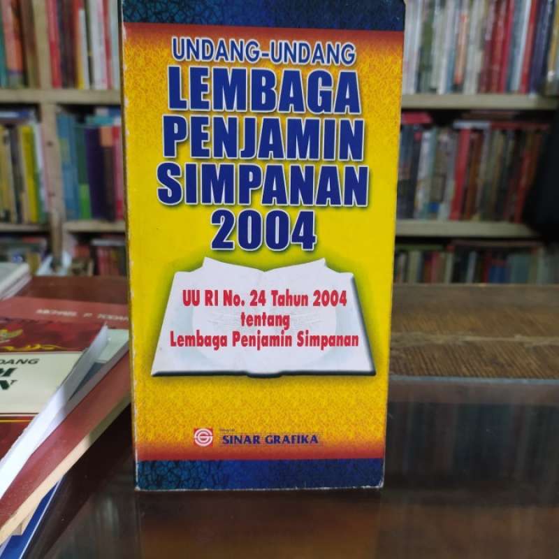 Promo Undang Undang Lps Lembaga Penjamin Simpanan Diskon 23% Di Seller ...