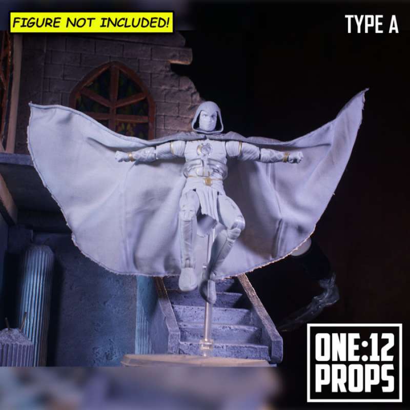 Promo Marvel Legends Moon Knight Mcu Disney Custom Wired Cape / Sayap ...