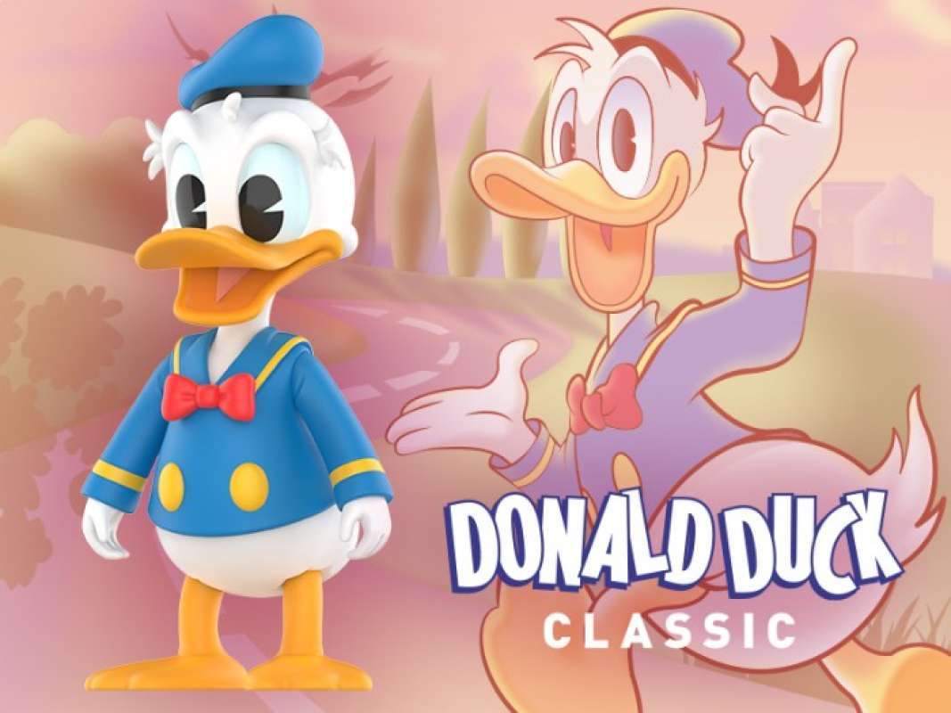 Promo Donald Duck Pop Mart Trendy Figure - Donald Hunter - Donald ...
