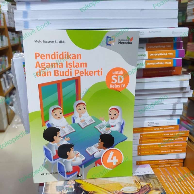 Promo Pendidikan Agama Islam Sd Kelas 4 Kurikulum Merdeka Erlangga Diskon 23% Di Seller Malini ...