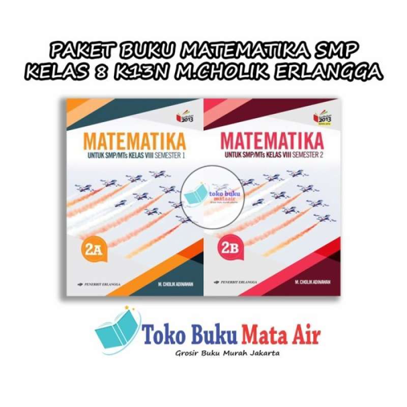 Promo Best Seller Paket Buku Matematika Smp 2a & 2b Kelas Viii K13n ...