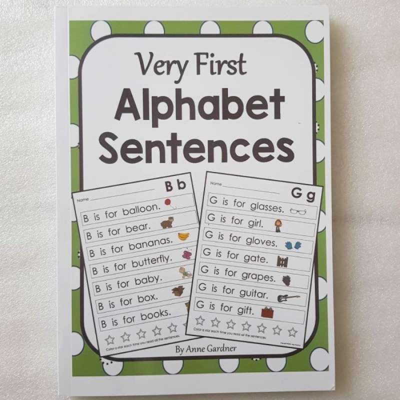 Promo Very First Alphabet Sentences Workbook Diskon 23% Di Seller ...