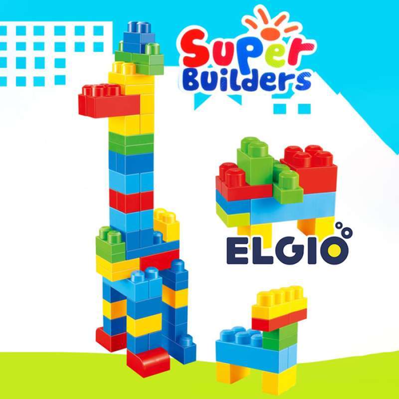 Promo Mainan Balok Susun Besar Mega Blocks Super Builders - 52 Pcs - 52 ...