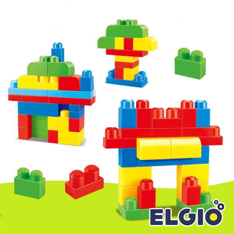 Promo Mainan Balok Susun Besar Mega Blocks Super Builders - 52 Pcs - 52 ...