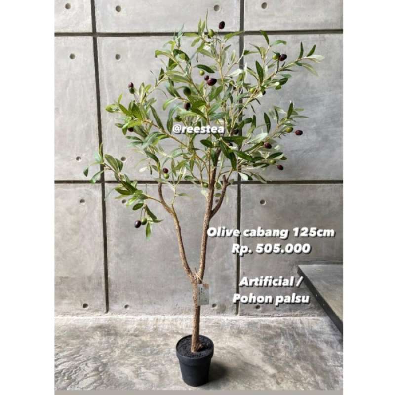 Jual Pohon Olive / Zaitun Tinggi 125cm / Pohon Artificial - 125cm Md ...