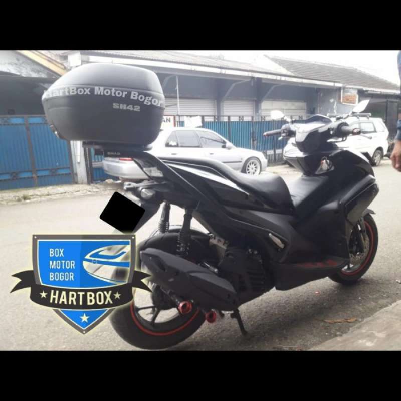 Promo Paket Yamaha Aerox 155 Bracket Plus Box Shad 42 Liter Original ...